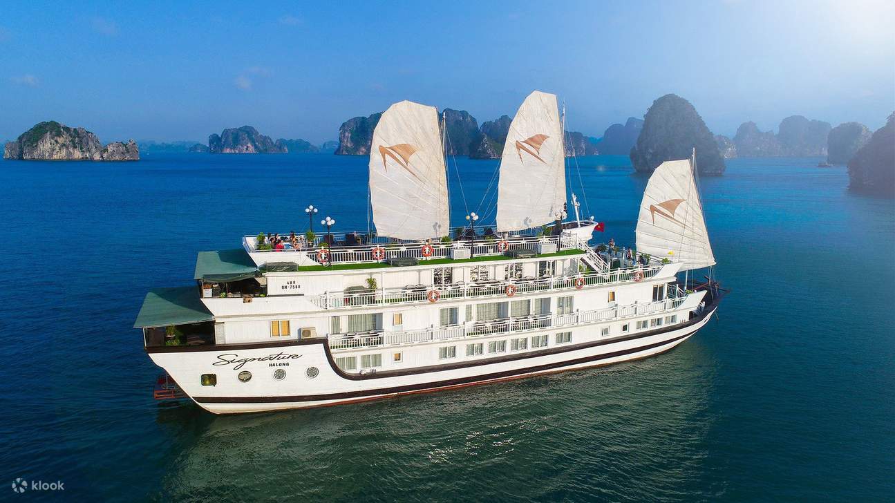 Ha Long Bay Bai Tu Long Overnight Cruise Tour by Signature Cruise ...